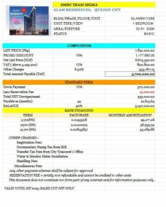 Glam Residences by SMDC (2025 Pre Selling Discounts) GMA Kamuning